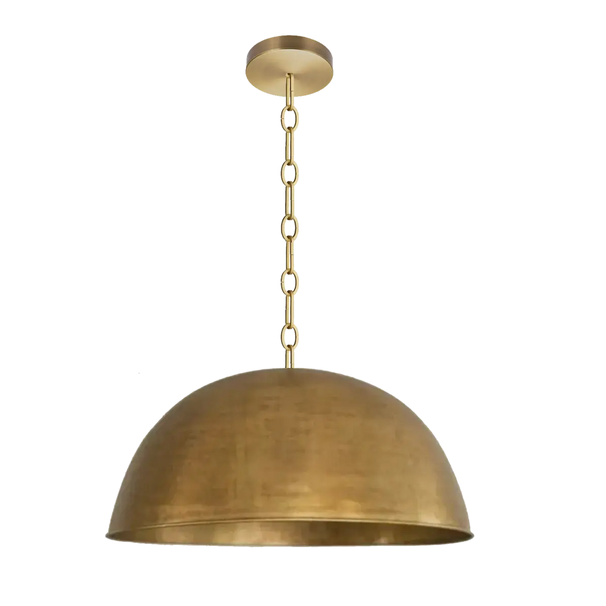 Oversized Dome Fixture | Antique Brass | Statement Piece