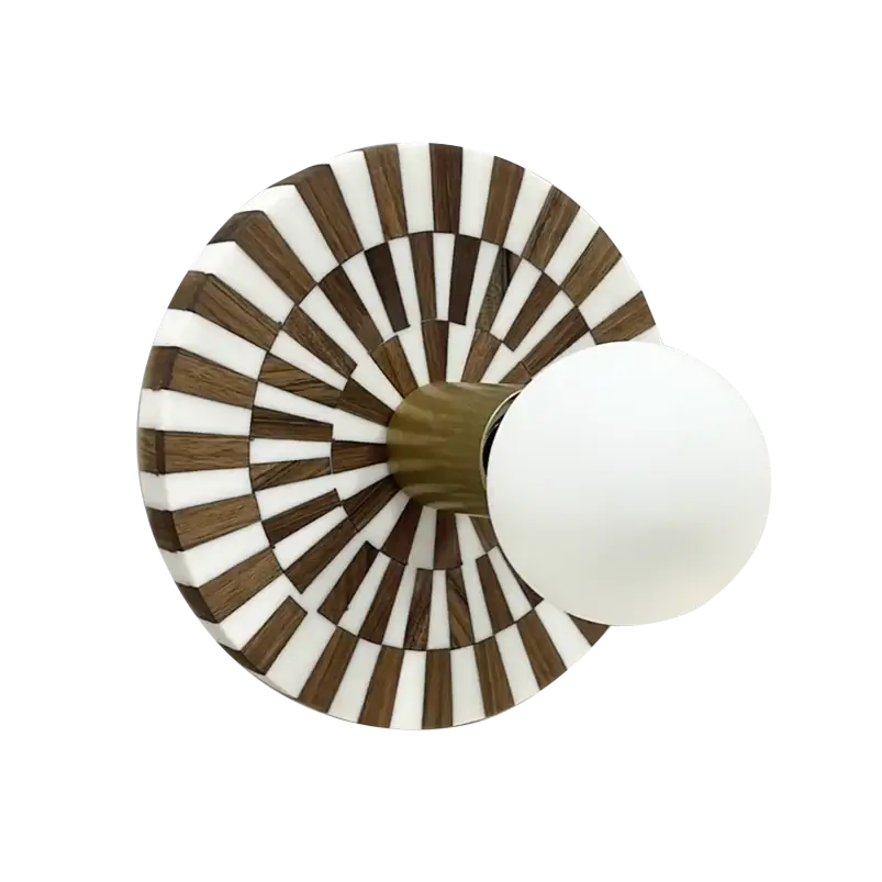 Shaa Inlay Wall Sconce by Dounia Home